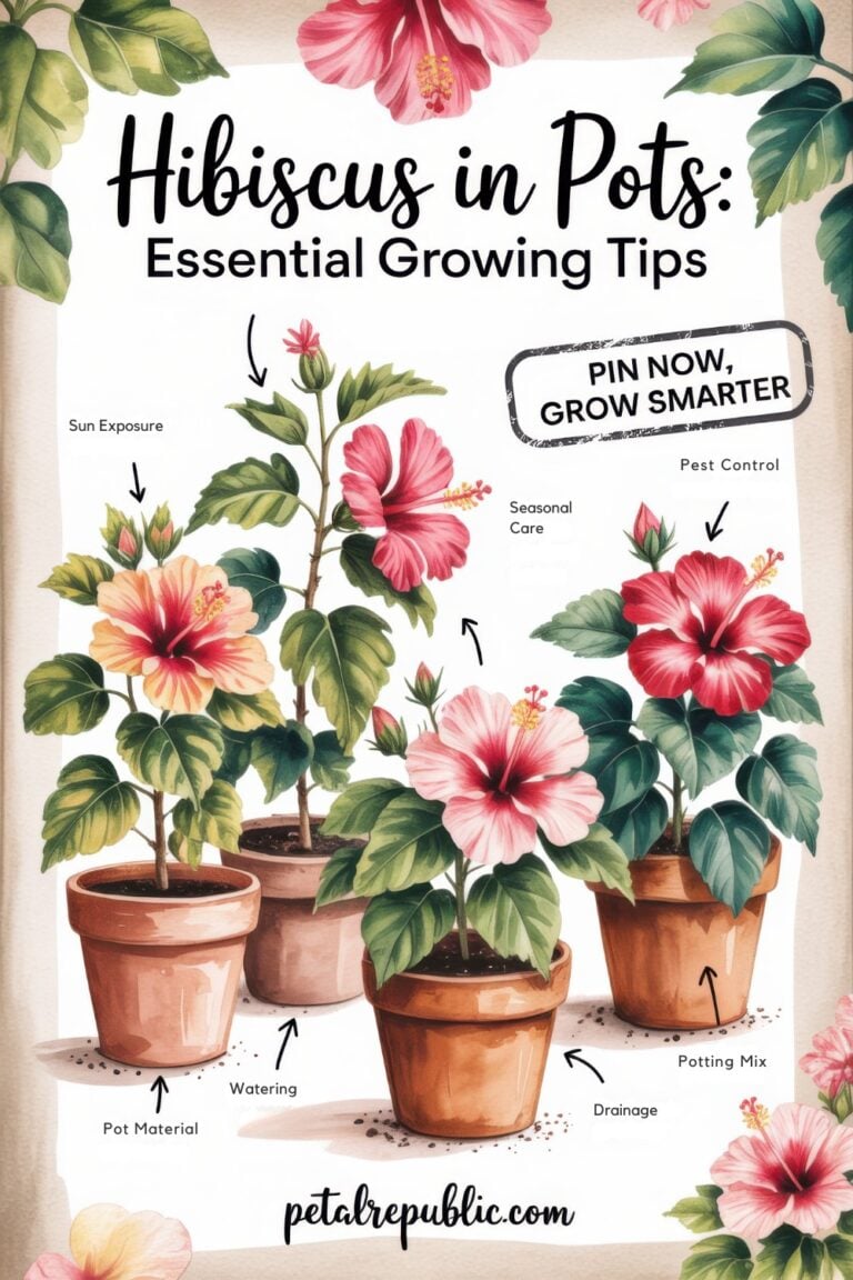 How to Grow Hibiscus in Pots and Containers - Petal Republic