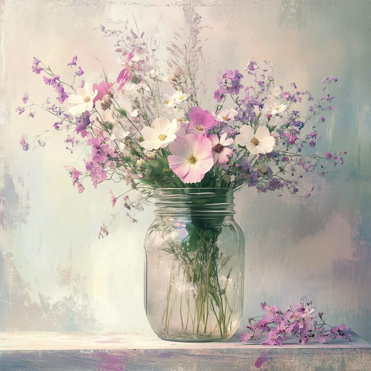 Create a Stunning DIY Mason Jar Flower Vase with Just a Few Materials ...