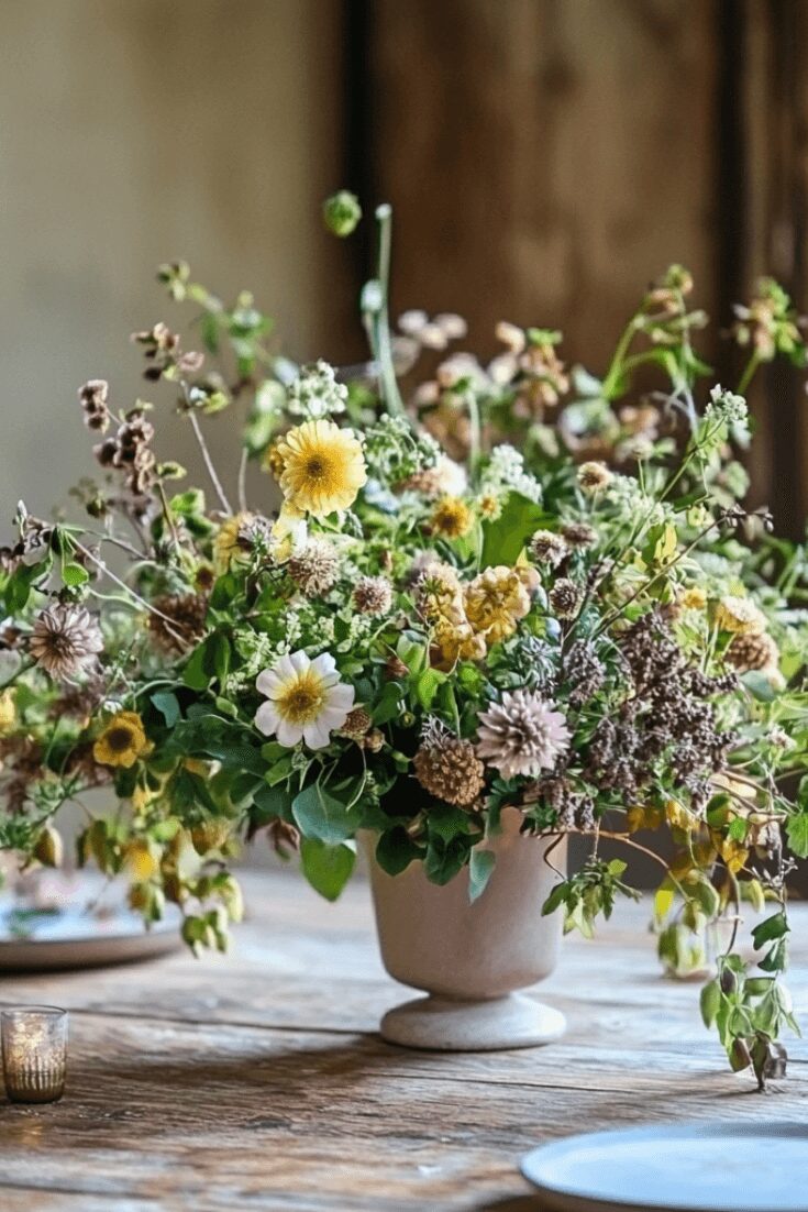 31+ Wildflower Wedding Table Setting Ideas to Make Your Day Bloom ...