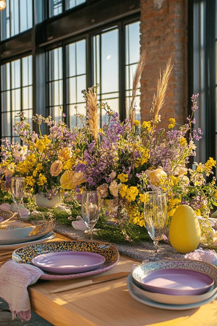 31+ Wildflower Wedding Table Setting Ideas to Make Your Day Bloom ...