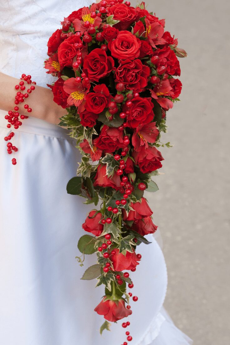59+ Red Wedding Bouquets That Are Perfect for Every Bride - Petal Republic