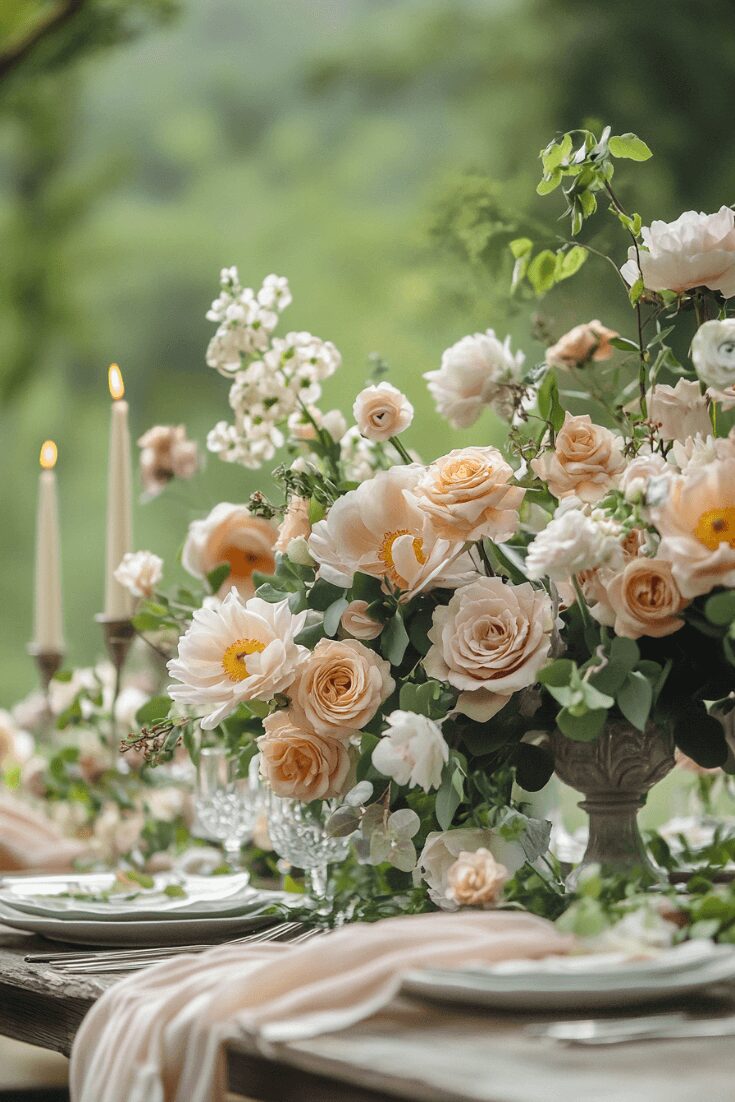 31+ Wildflower Wedding Table Setting Ideas to Make Your Day Bloom ...