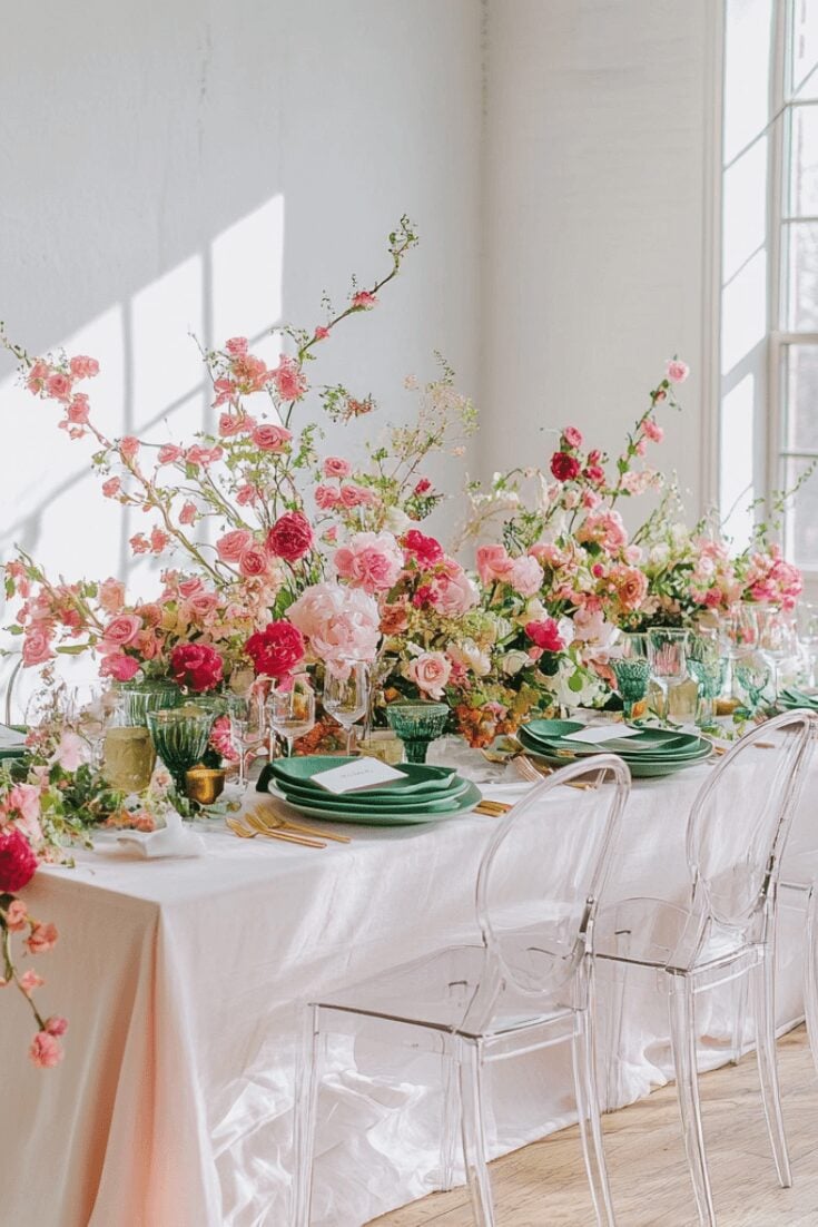 31+ Wildflower Wedding Table Setting Ideas to Make Your Day Bloom ...