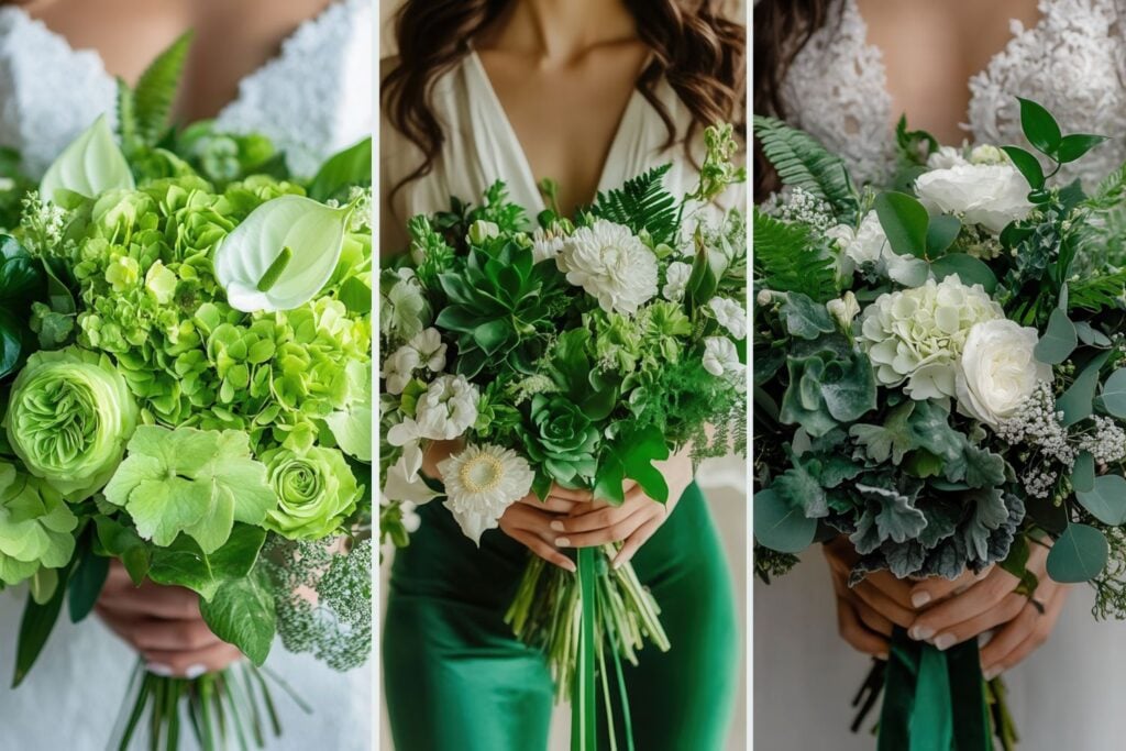 57+ Emerald Green Wedding Bouquets That Are Pure Luxury 💚 - Petal Republic