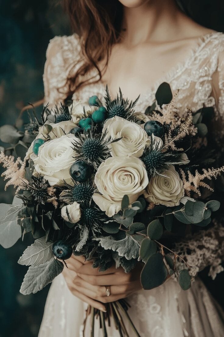 57+ Emerald Green Wedding Bouquets That Are Pure Luxury 💚 - Petal Republic
