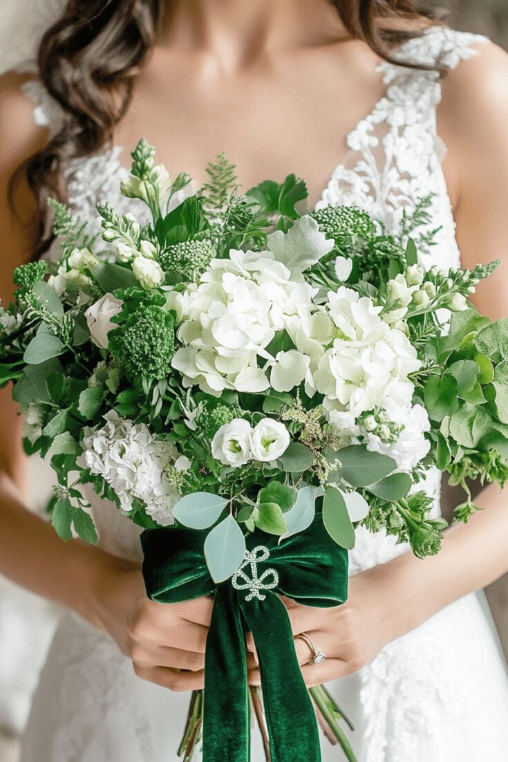 57+ Emerald Green Wedding Bouquets That Are Pure Luxury 💚 - Petal Republic