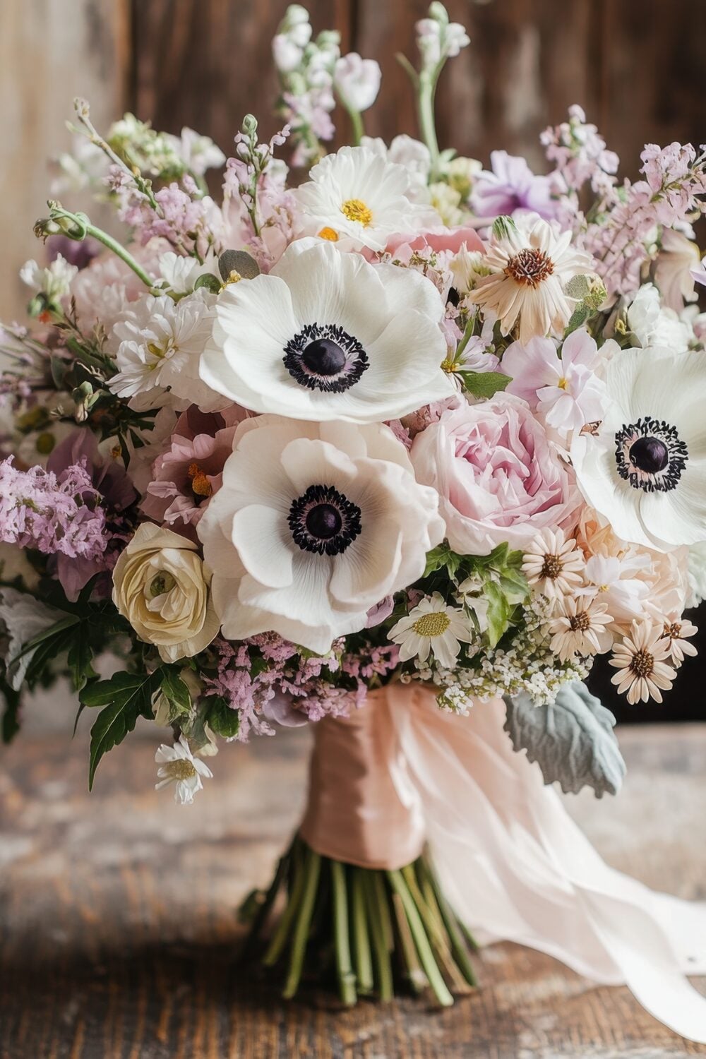 102+ Anemone Wedding Bouquets You’ve Been Dreaming Of 💕 - Petal Republic