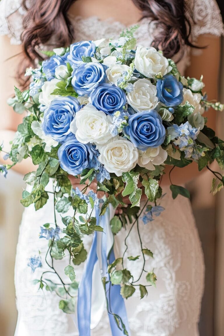 81+ Blue Rose Wedding Bouquets You'll Adore 💙 - Petal Republic