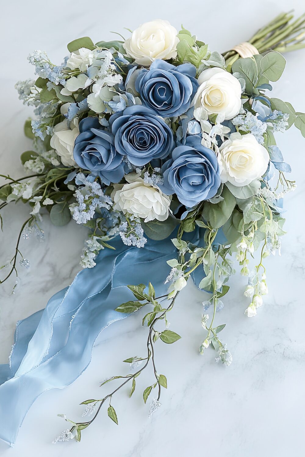 81+ Blue Rose Wedding Bouquets You'll Adore 💙 - Petal Republic