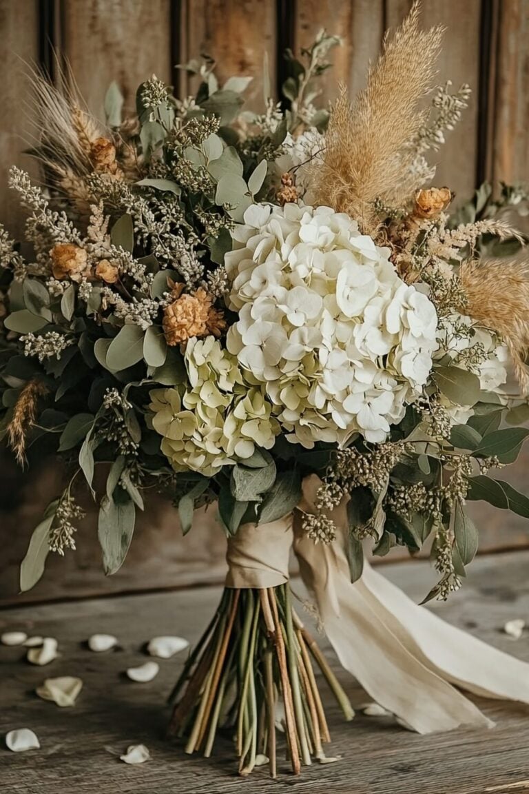 97+ Hydrangea Wedding Bouquets to Inspire Your Big Day 🌸 - Petal Republic