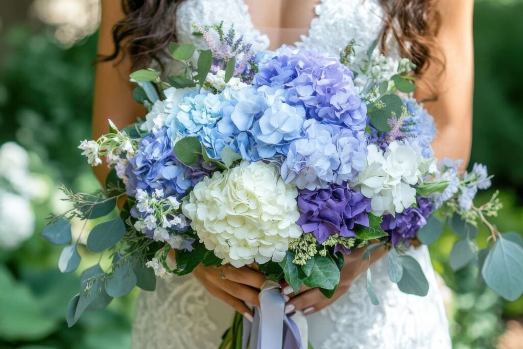 97+ Hydrangea Wedding Bouquets to Inspire Your Big Day 🌸 - Petal Republic