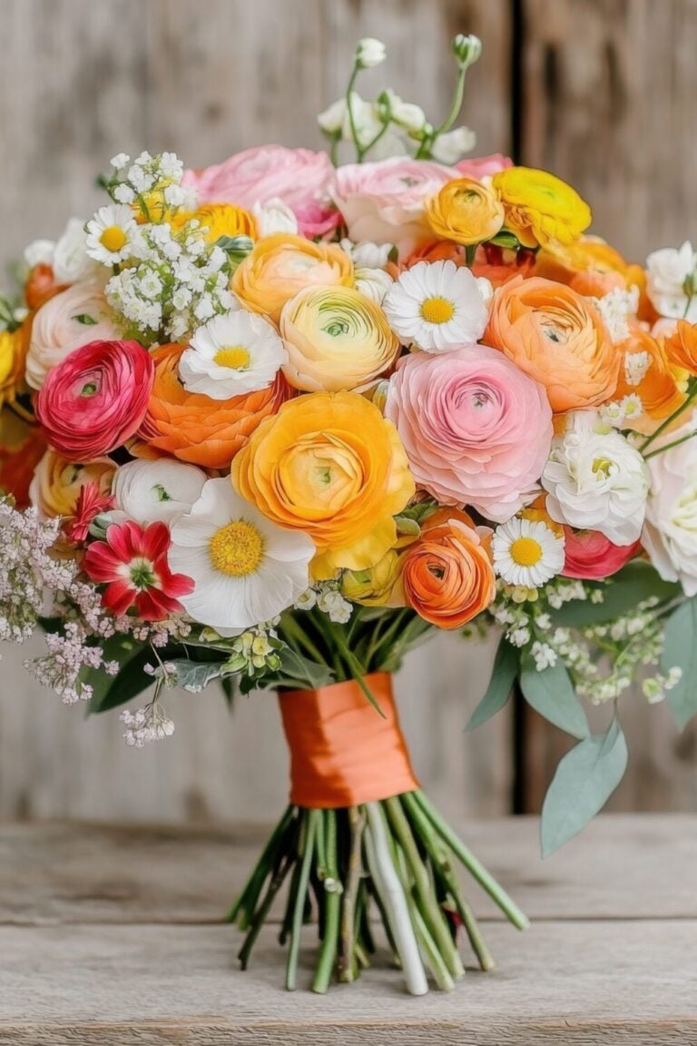 105+ Ranunculus Wedding Bouquet Designs You’ll Adore 💘