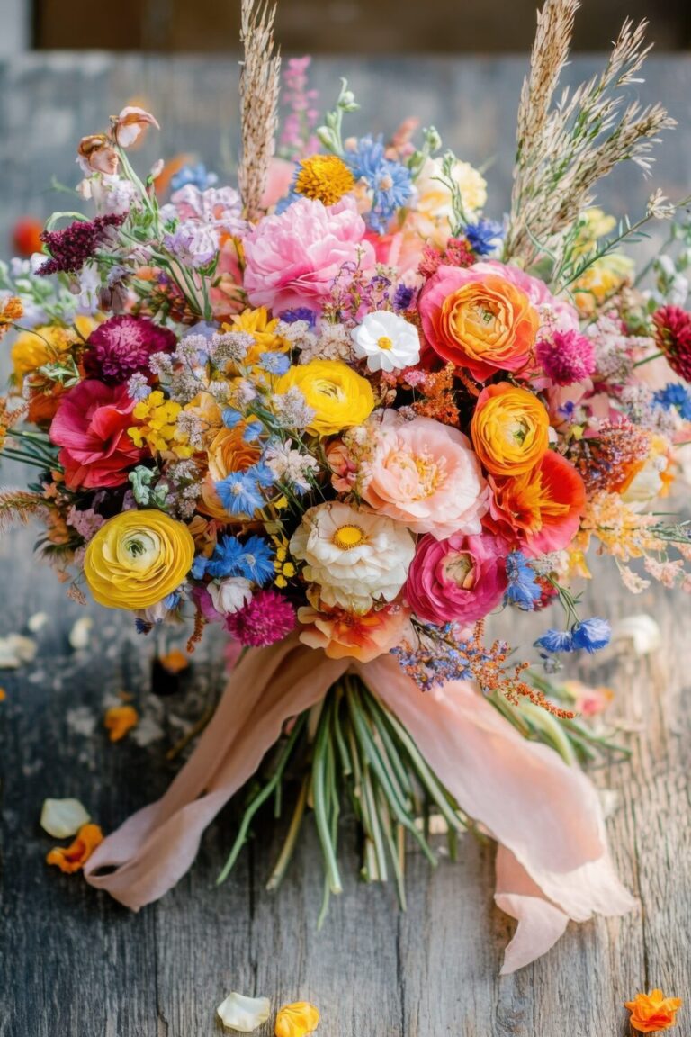 105+ Ranunculus Wedding Bouquet Designs You’ll Adore 💘