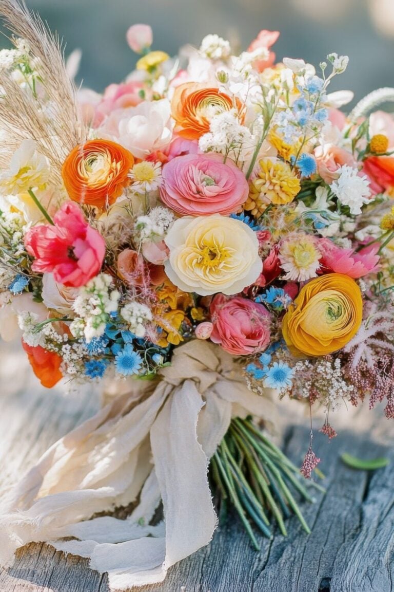 105+ Ranunculus Wedding Bouquet Designs You’ll Adore 💘
