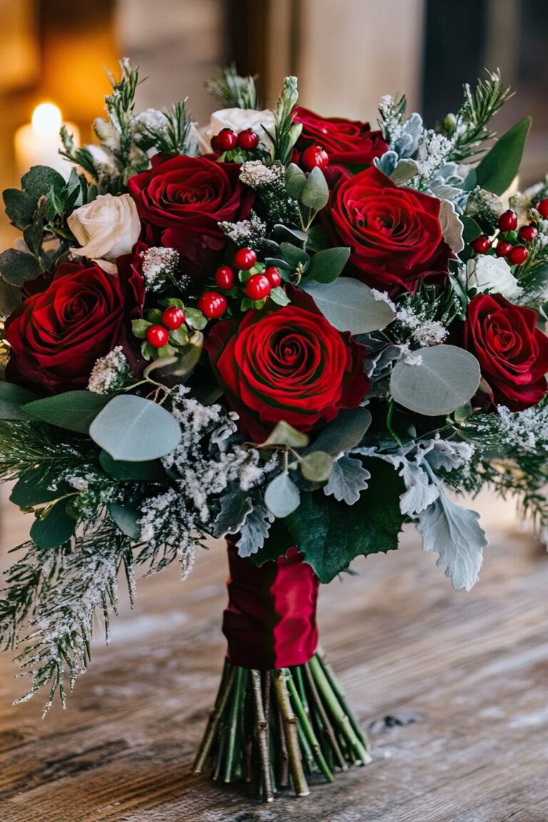 72+ Red Rose Wedding Bouquet Ideas Brides Can’t Resist 🌹 - Petal Republic