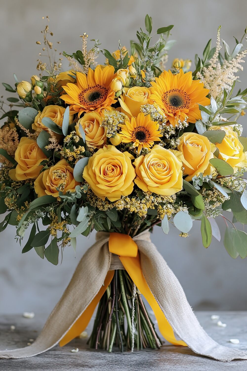 85+ Yellow Rose Wedding Bouquets That Are Too Gorgeous to Miss! 💛 ...