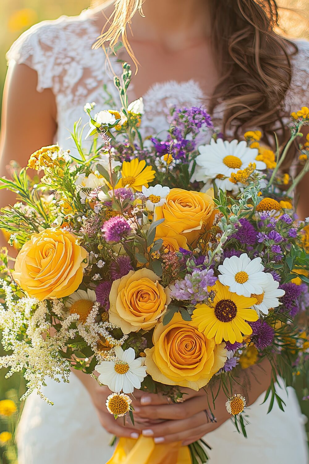 85+ Yellow Rose Wedding Bouquets That Are Too Gorgeous to Miss! 💛 ...