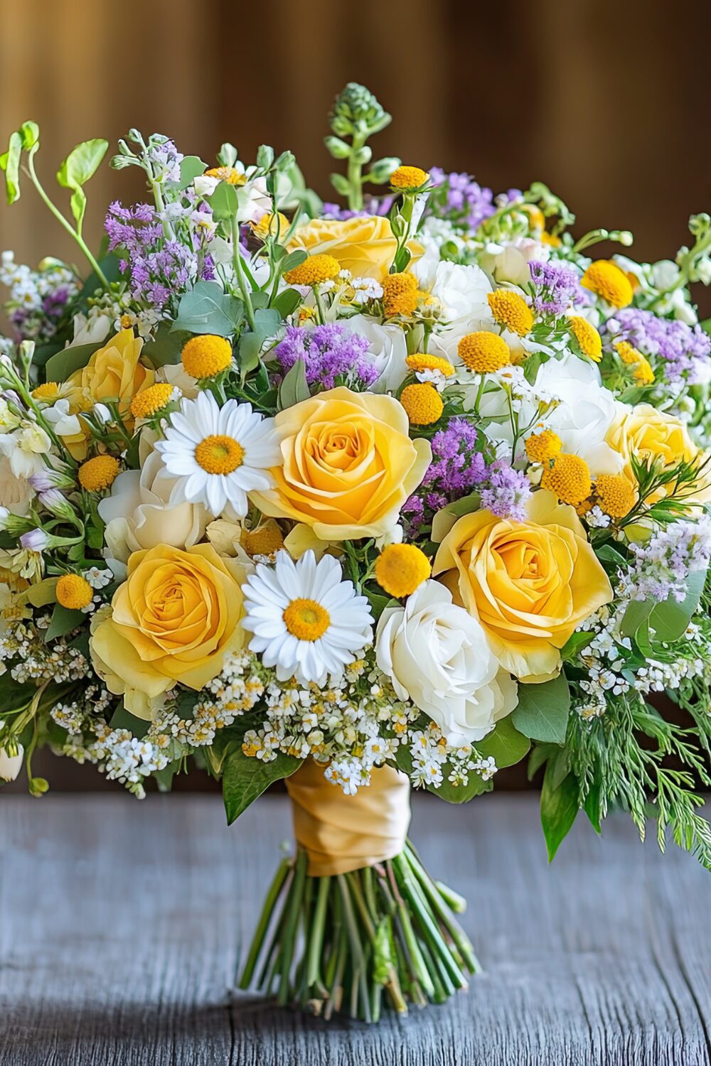 85+ Yellow Rose Wedding Bouquets That Are Too Gorgeous to Miss! 💛 ...