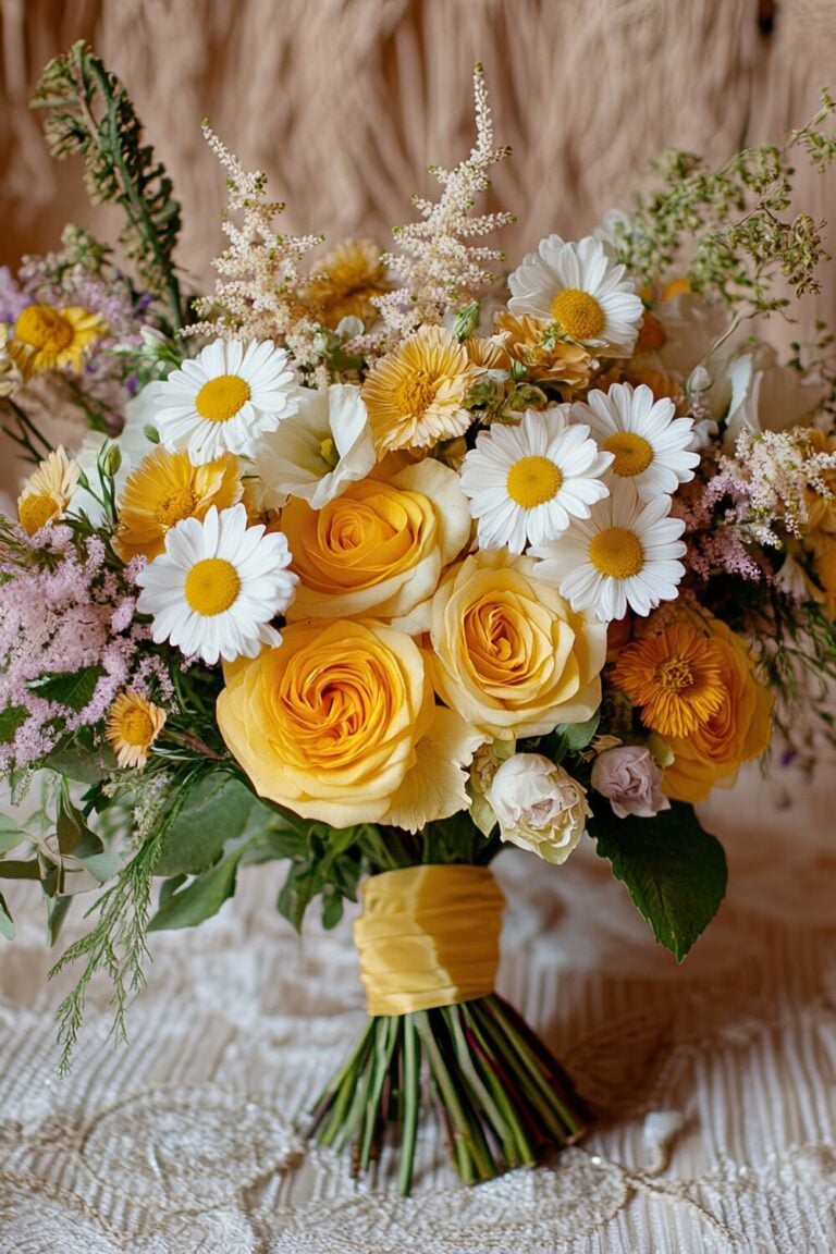 85+ Yellow Rose Wedding Bouquets That Are Too Gorgeous to Miss! 💛 ...