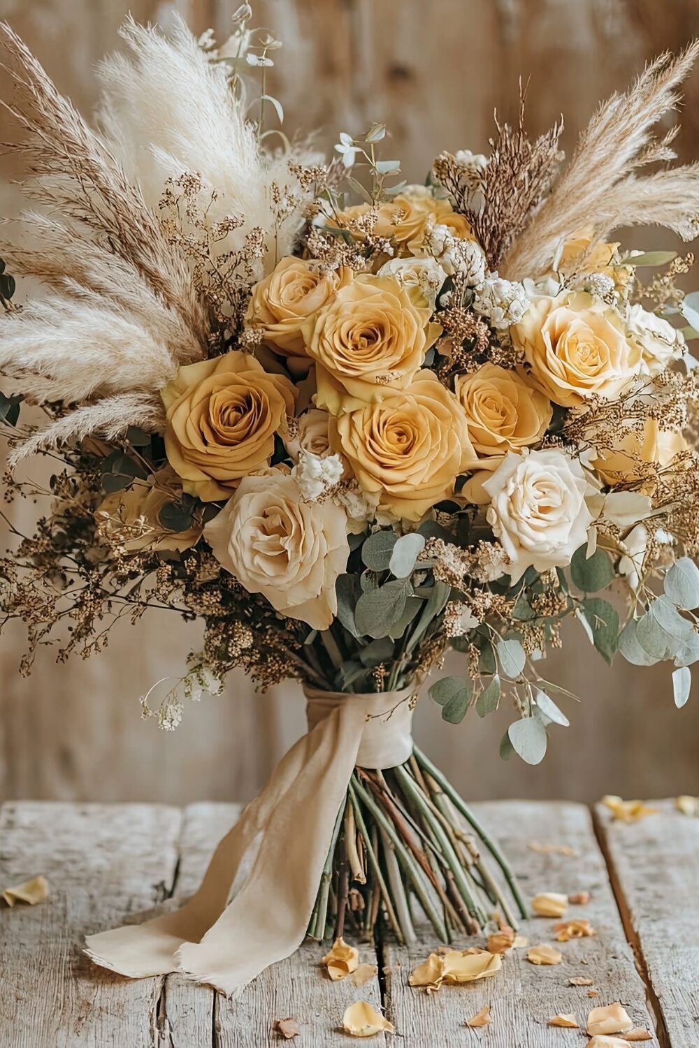 85+ Yellow Rose Wedding Bouquets That Are Too Gorgeous to Miss! 💛 ...