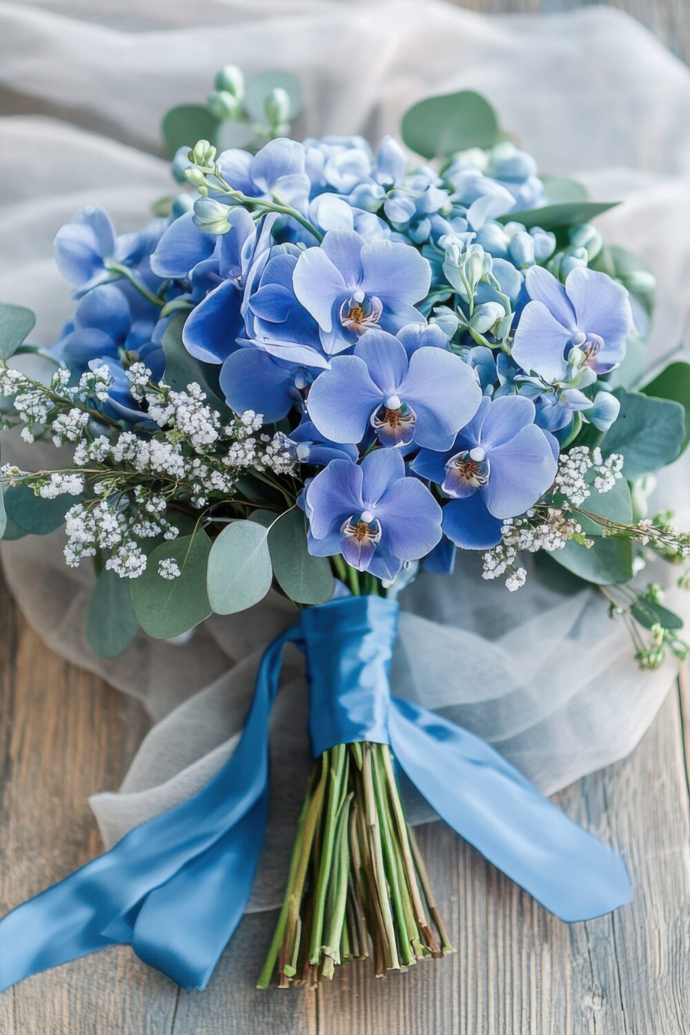 Blue Orchid Wedding Bouquets: 62+ Beautiful Design Ideas 💙 - Petal Republic