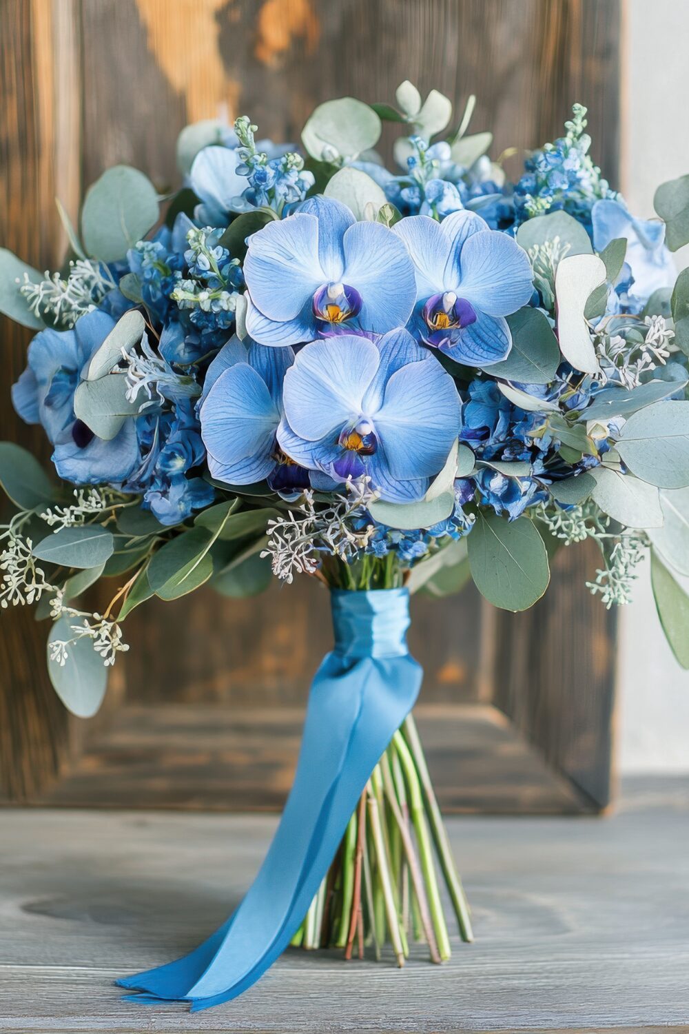 Blue Orchid Wedding Bouquets: 62+ Beautiful Design Ideas 💙 - Petal Republic