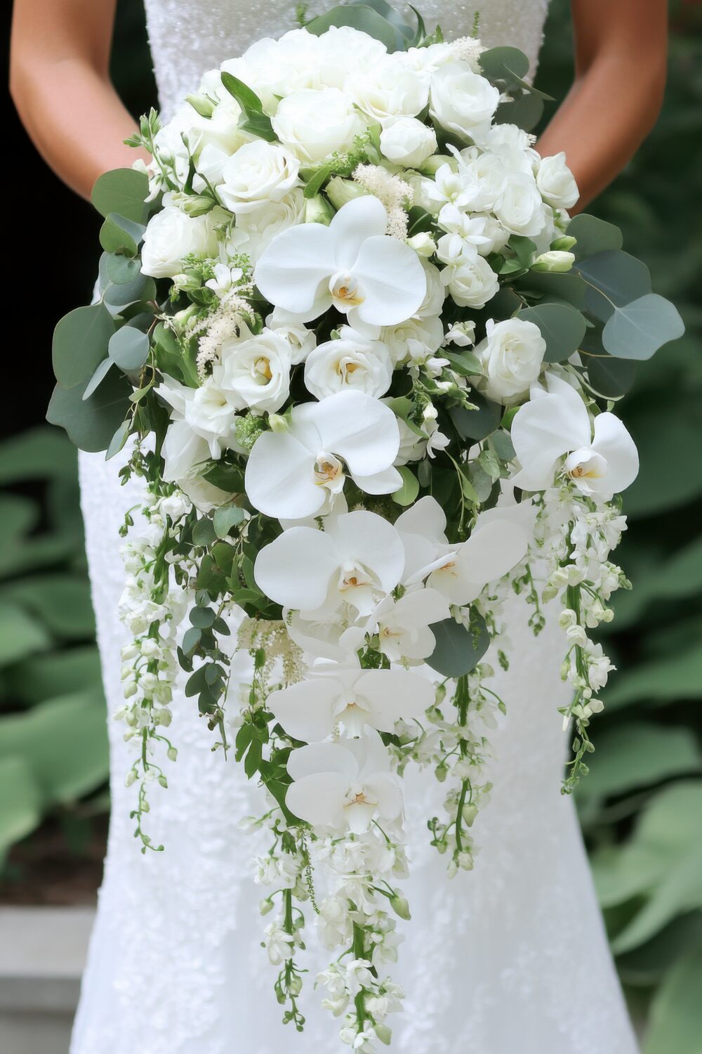 58+ Cascading Orchid Wedding Bouquets You Need to See! - Petal Republic