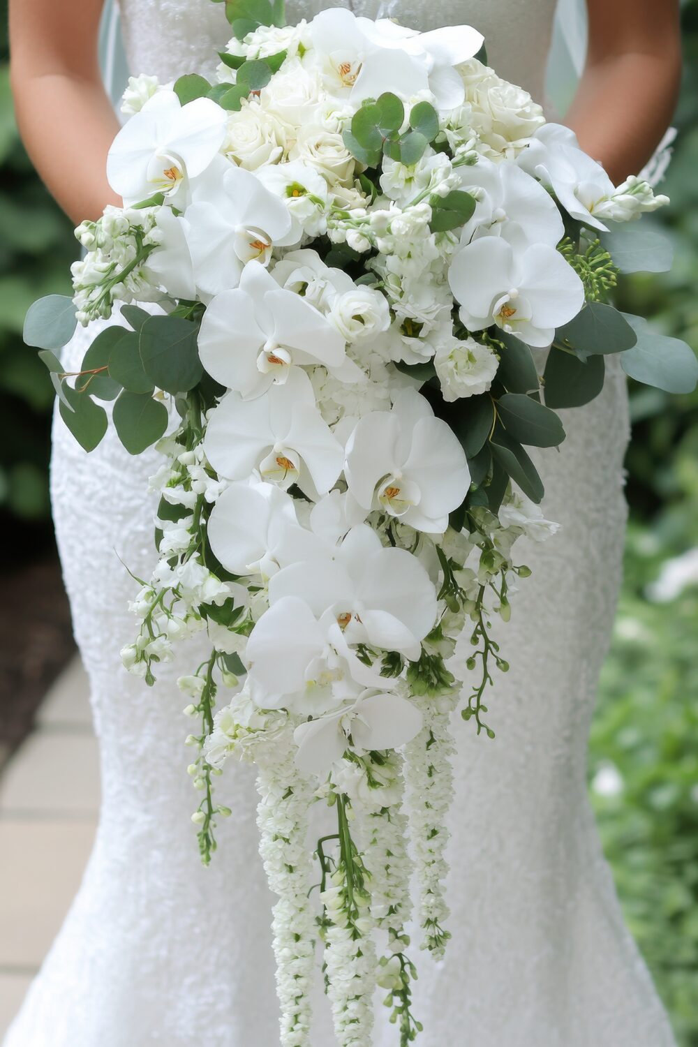 58+ Cascading Orchid Wedding Bouquets You Need to See! - Petal Republic