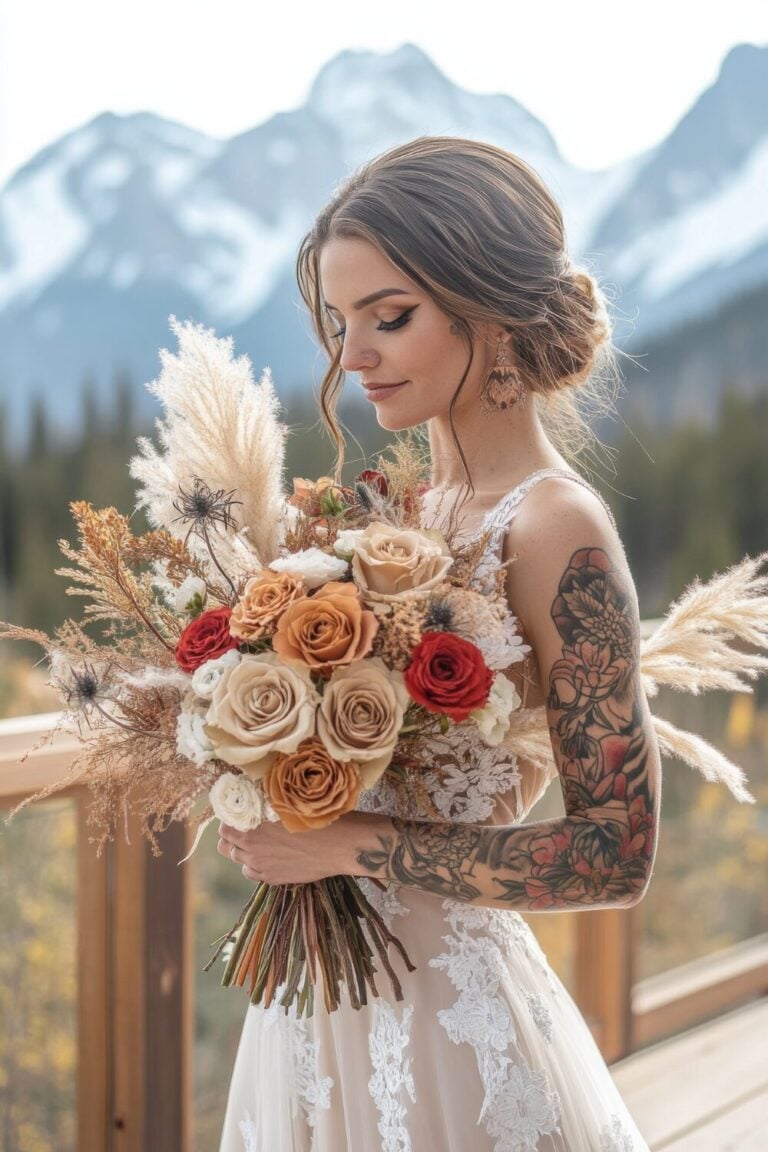 60+ Rustic Boho Wedding Bouquet Design Ideas to Inspire You 💕 - Petal ...