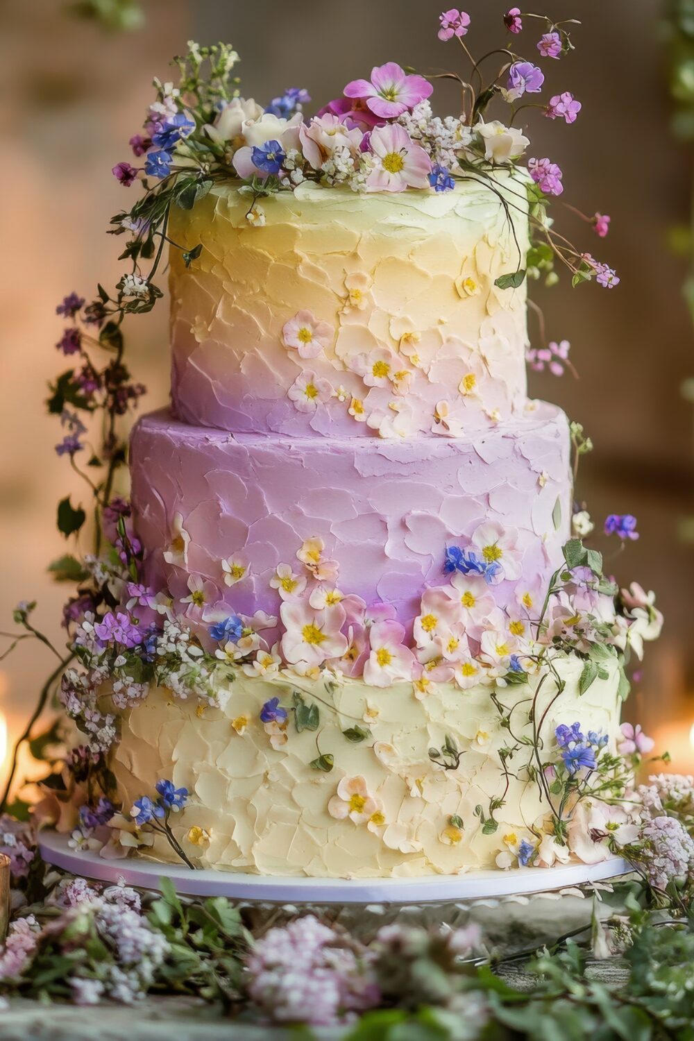 Wildflower Wedding Cakes: 95 Magical Designs to Inspire You 🎂 - Petal ...