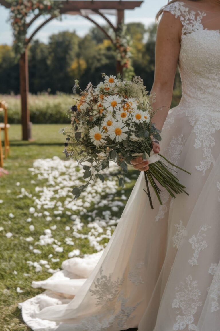 91+ Daisy Wedding Bouquets That Prove Less is More! 🌼 - Petal Republic