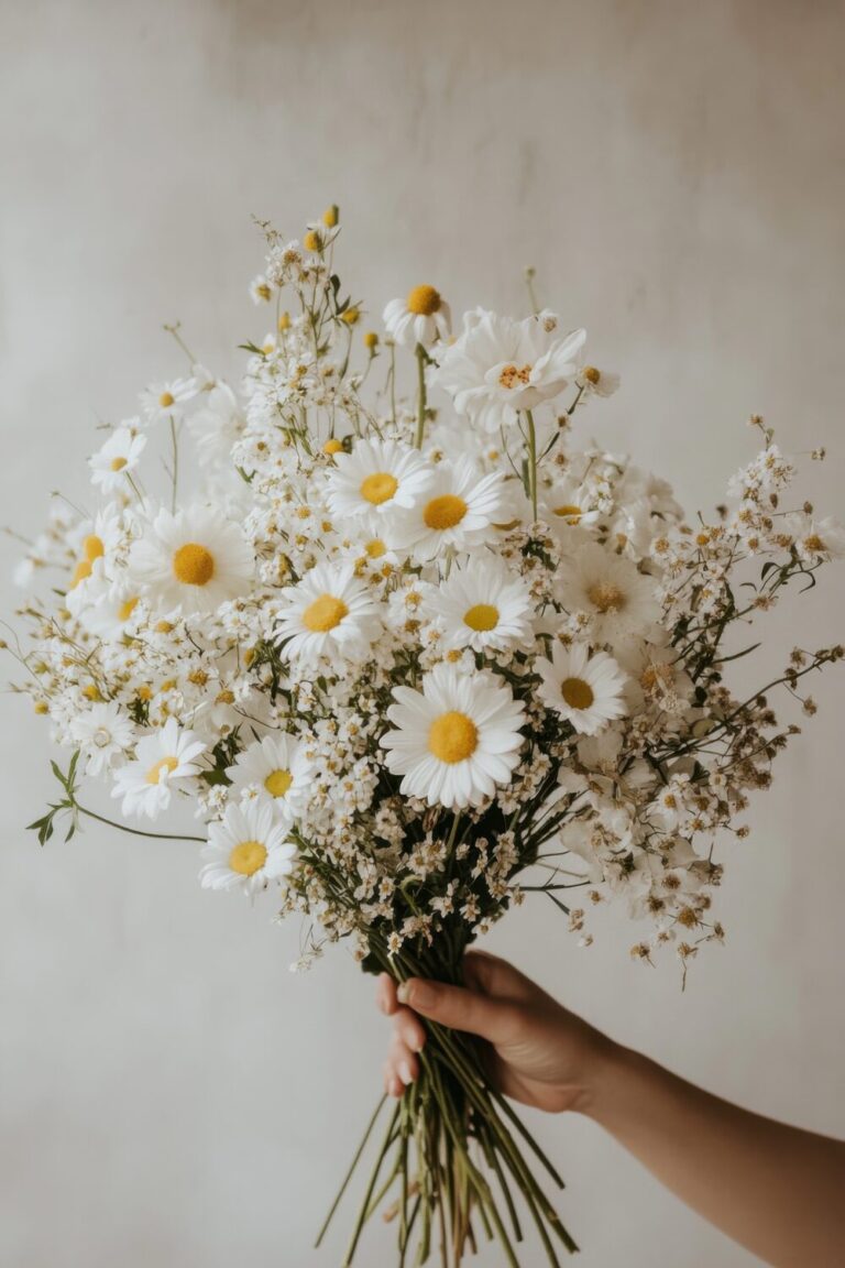 91+ Daisy Wedding Bouquets That Prove Less is More! 🌼 - Petal Republic