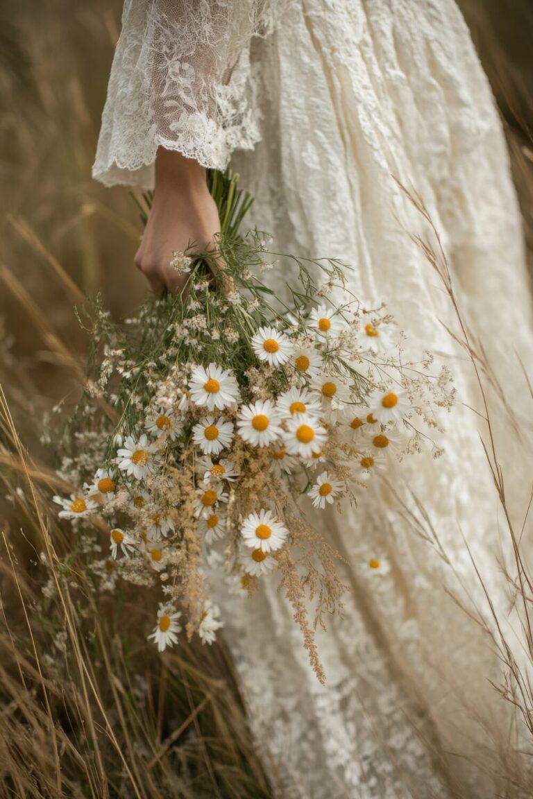91+ Daisy Wedding Bouquets That Prove Less is More! 🌼 - Petal Republic