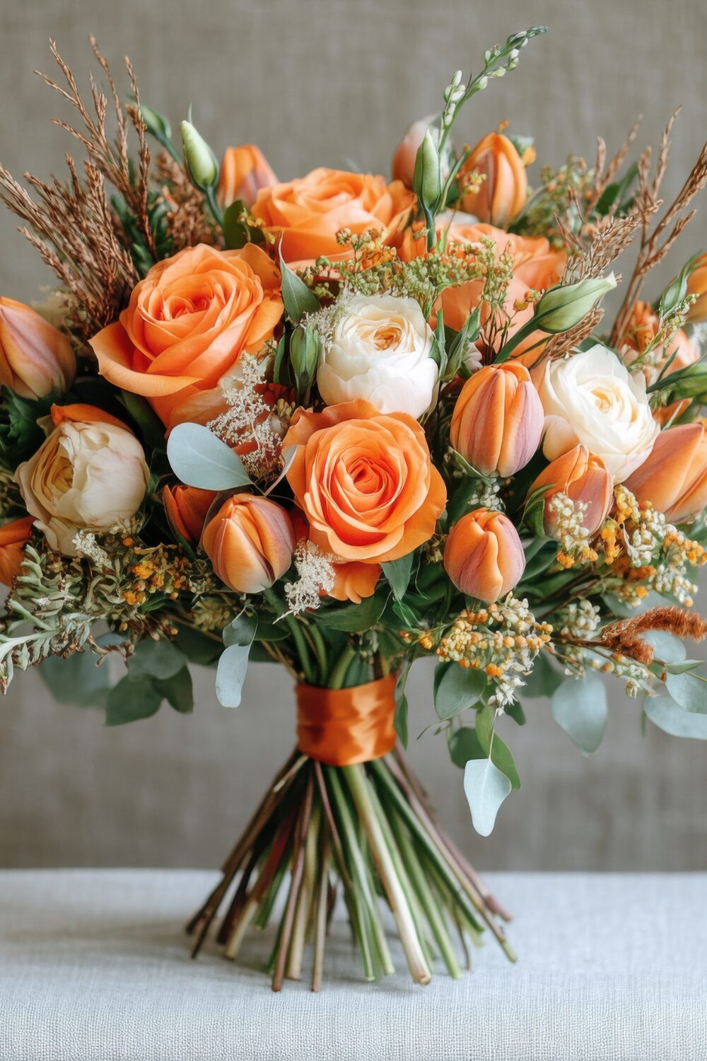 103+ Orange Wedding Bouquets That Are Bright, Bold, and Beautiful 🧡 ...