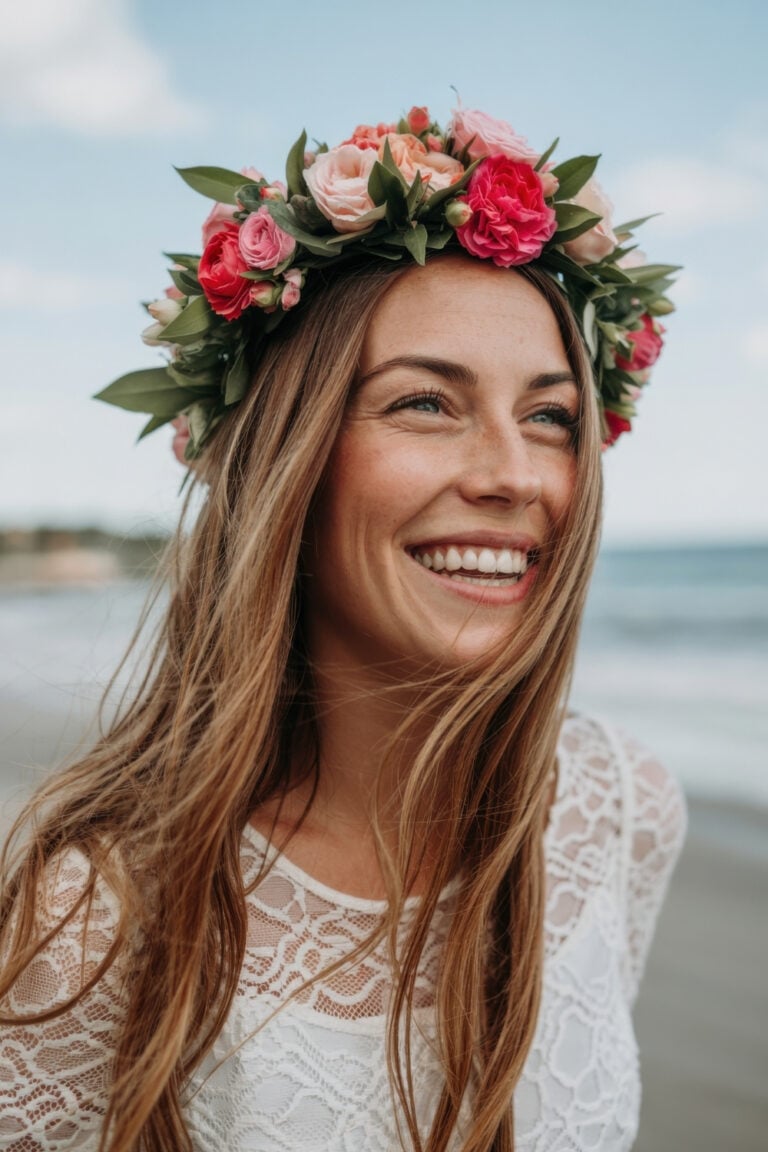 53+ Wedding Flower Crown Ideas That Will Transform Your Bridal Look ...