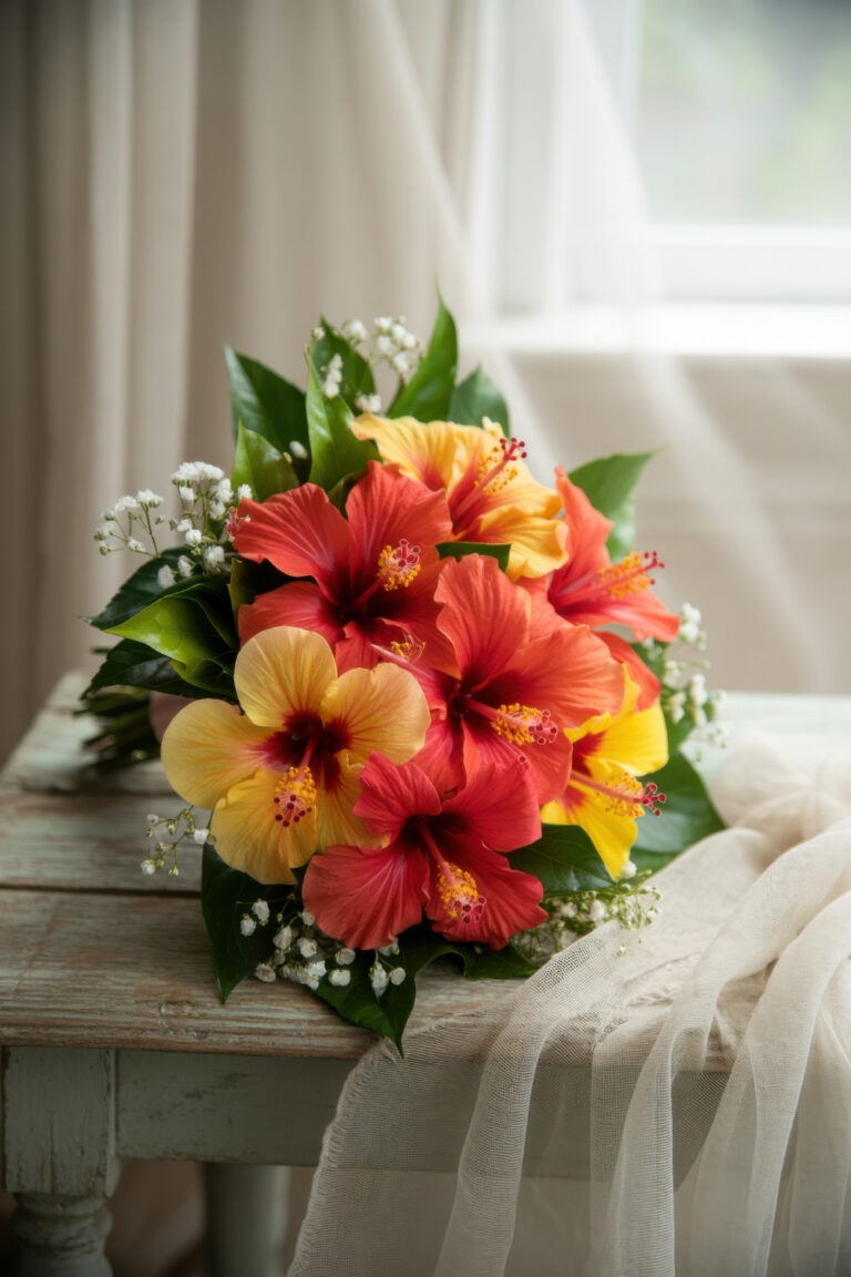 60+ Hibiscus Wedding Bouquet Ideas That Scream ‘Island Goddess’ - Petal ...